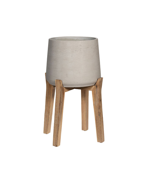 Fiberclay Pot - With high stand - Perfect Plants
